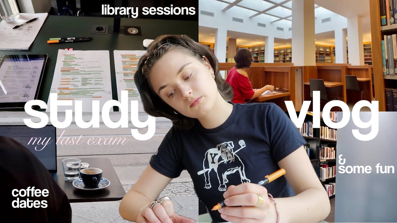 study for my last exam ever with me - YouTube