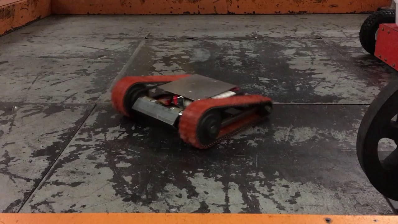 Tread Bot first drive - YouTube