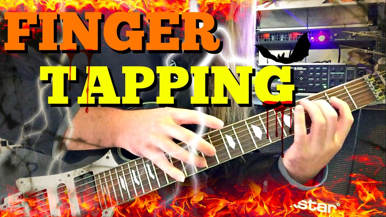 Finger Tapping Lesson |1, 2 and 3 Fingers | Shred Guitar Firepower ...