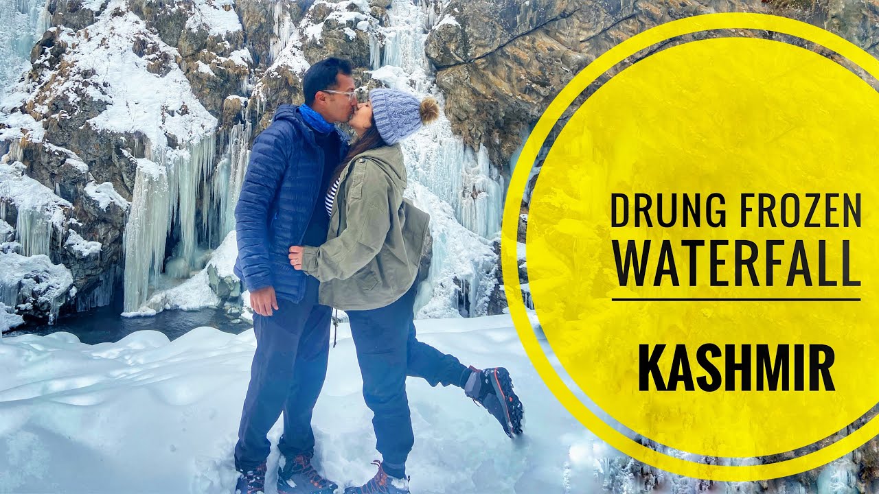 Frozen Waterfall | Drung Waterfall, Tangmarg | Kashmir - YouTube