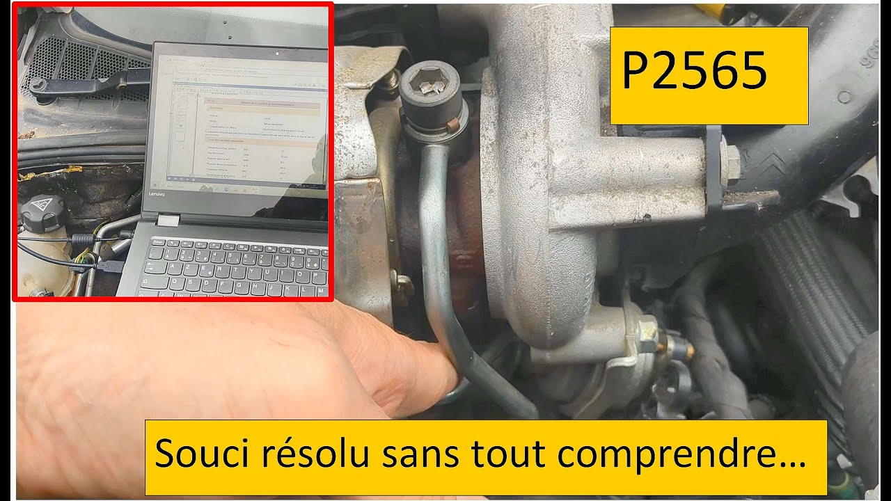 résolution P2565 Capteur turbo 308 hdi 92 - YouTube