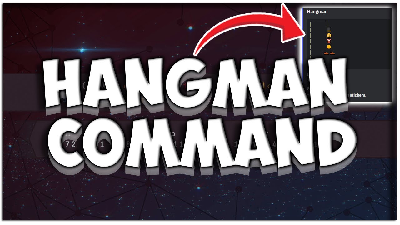 [NEW] - How to make a HANGMAN COMMAND for your discord bot! || Discord.js V14 - YouTube