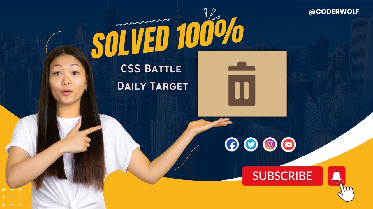 CSS Battle Solution 100% | Daily Target - 17th Jan 24 | Challenge by # ...