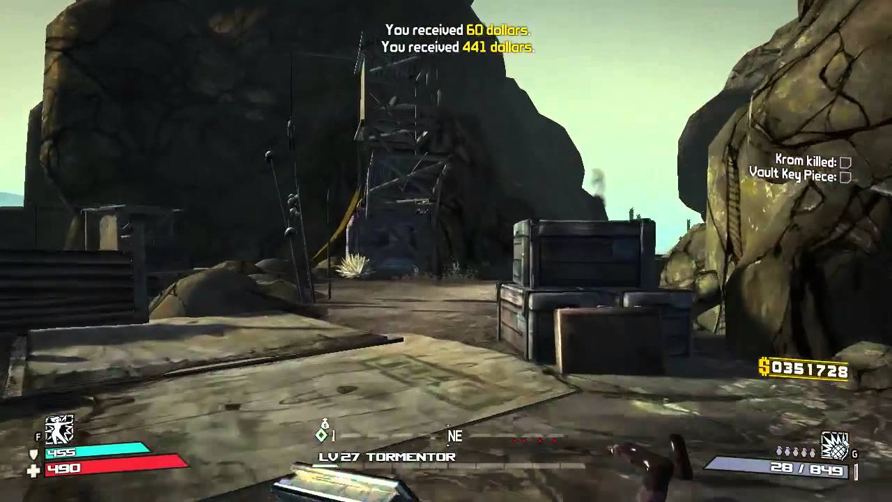 Let's Play: Borderlands - Episode 18: Krom's Canyon - YouTube