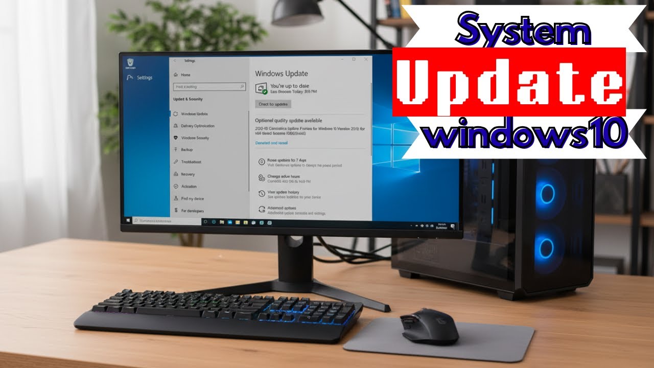 how to system update windows 10 - YouTube