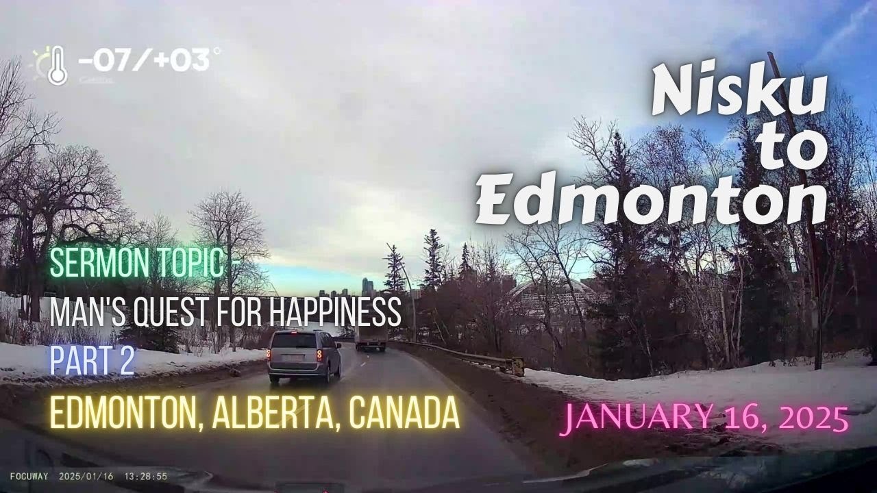 Nisku to Edmonton, Alberta, Canada. #driving #drivingedmonton # ...