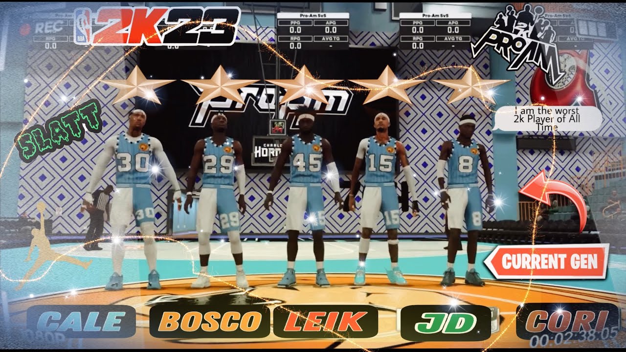 OUR 1st PRO AM GAME!! NBA 2K22 PRO-AM SERIES EP#1 - YouTube