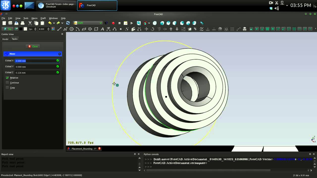 Placing Part With Sketch Helper - YouTube