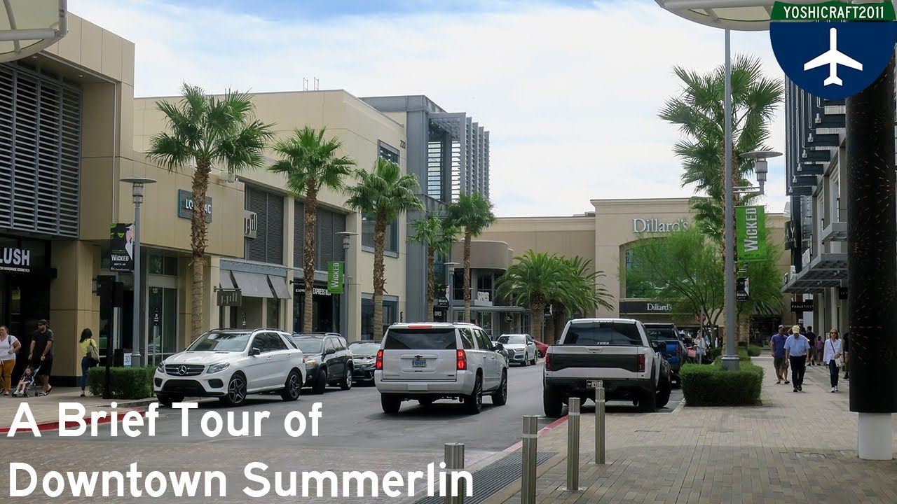 A Brief Tour of Downtown Summerlin (Las Vegas, NV) - YouTube