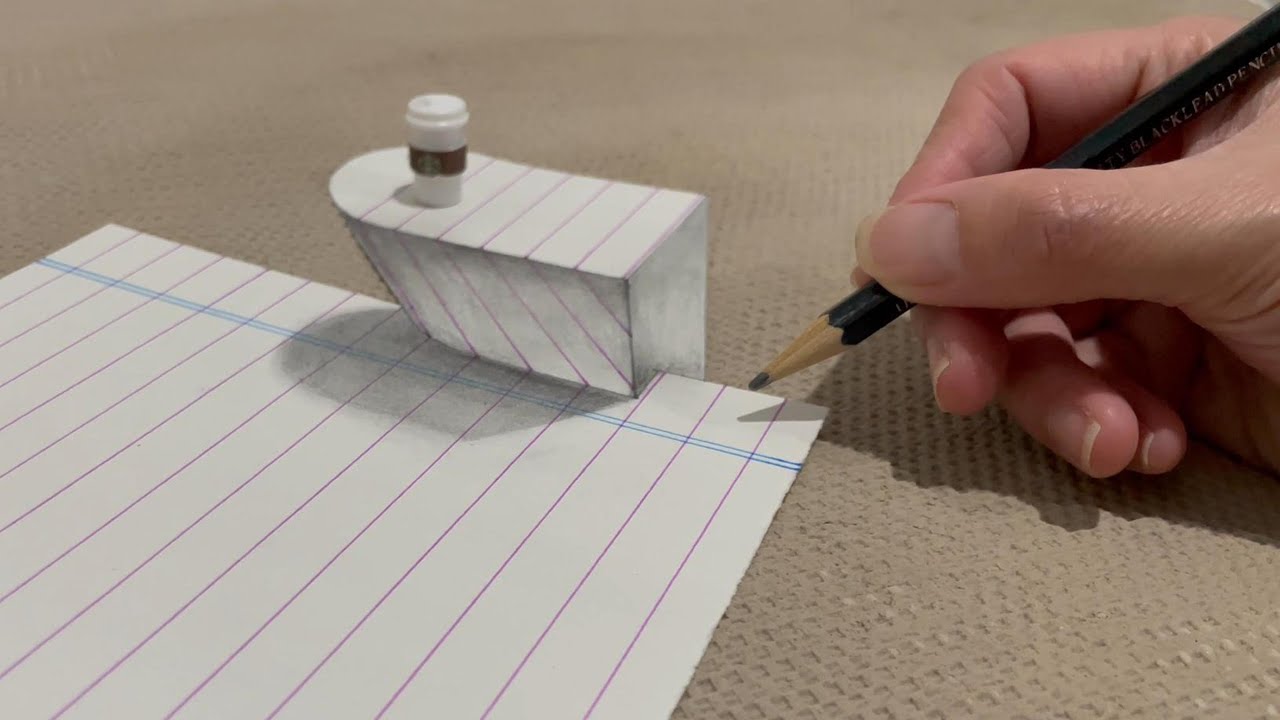 Mind-Blowing 3D Bench Optical Illusion - Hyper-Realistic Art! - YouTube
