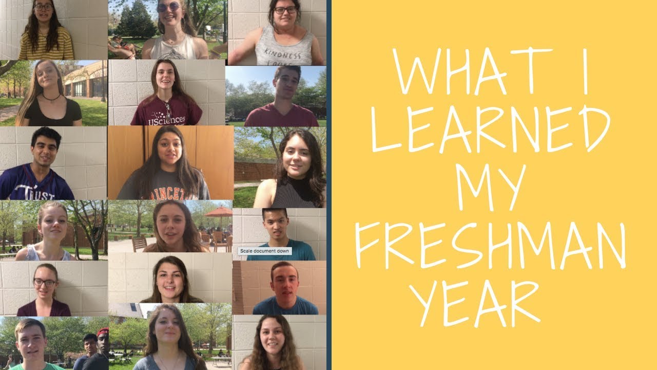 what i learned my freshman year - YouTube