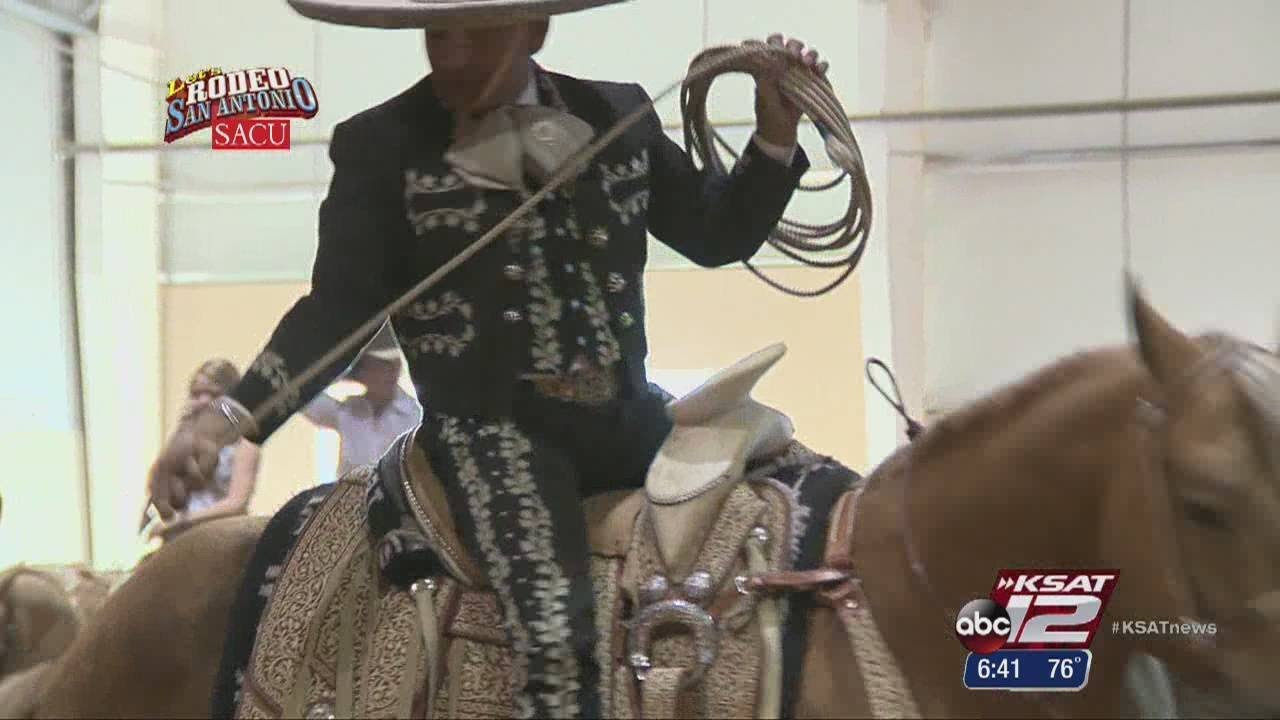 Video: Charro rider brings talents to SA Stock Show & Rodeo - YouTube