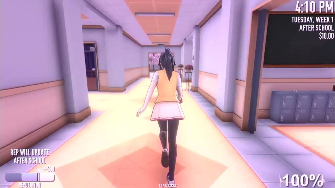 yandere sim gameplay XD - YouTube