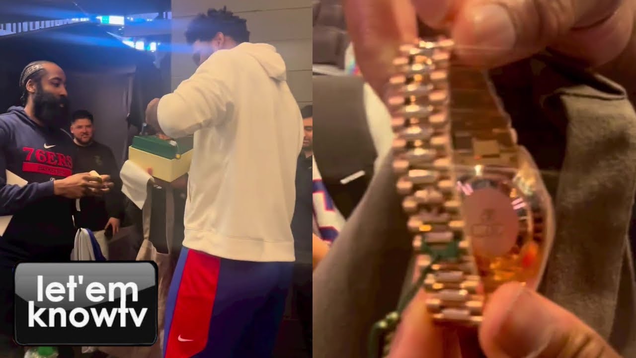 James Harden Just Got His Team Mate Joel Embiid A Rolex For Winning The ...