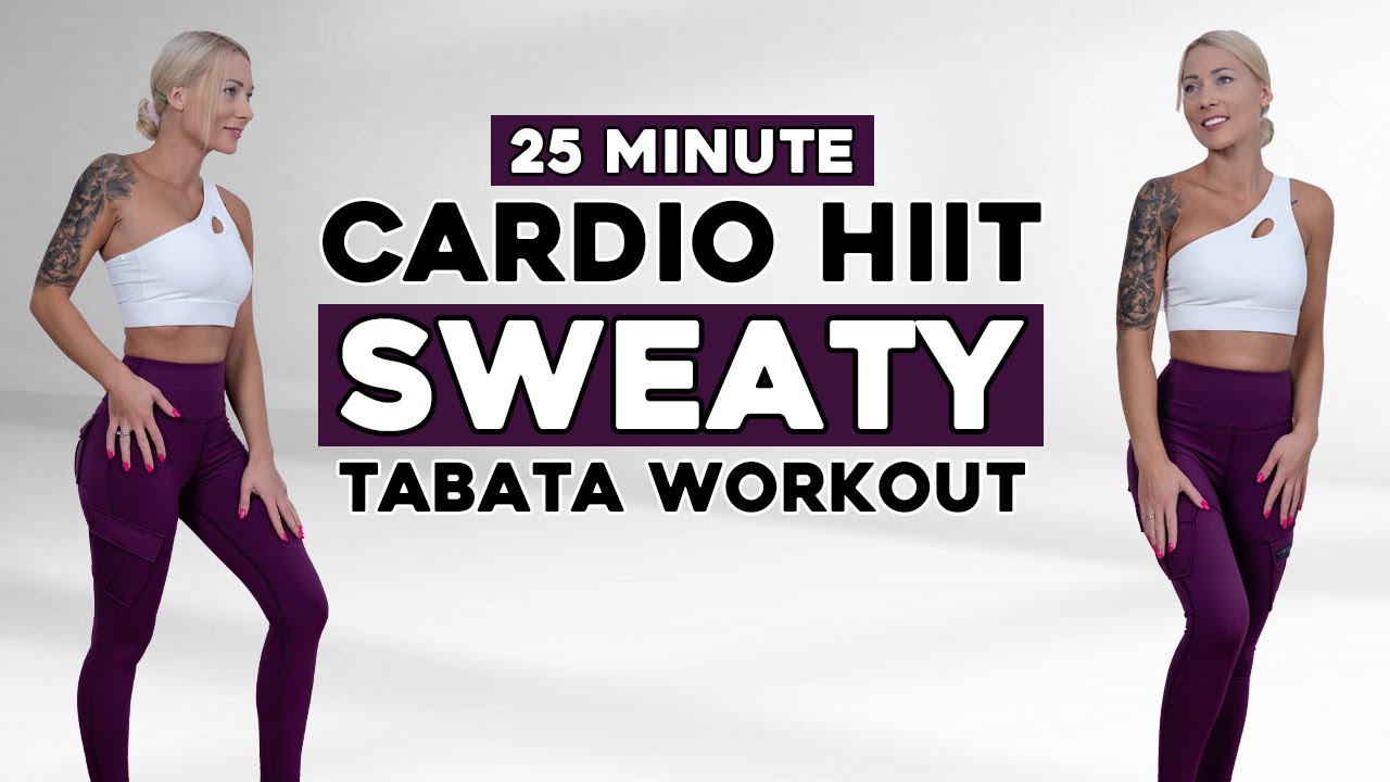 25 MIN SUPER SWEATY TABATA HIIT | Tabata Full Body | Fun & High ...
