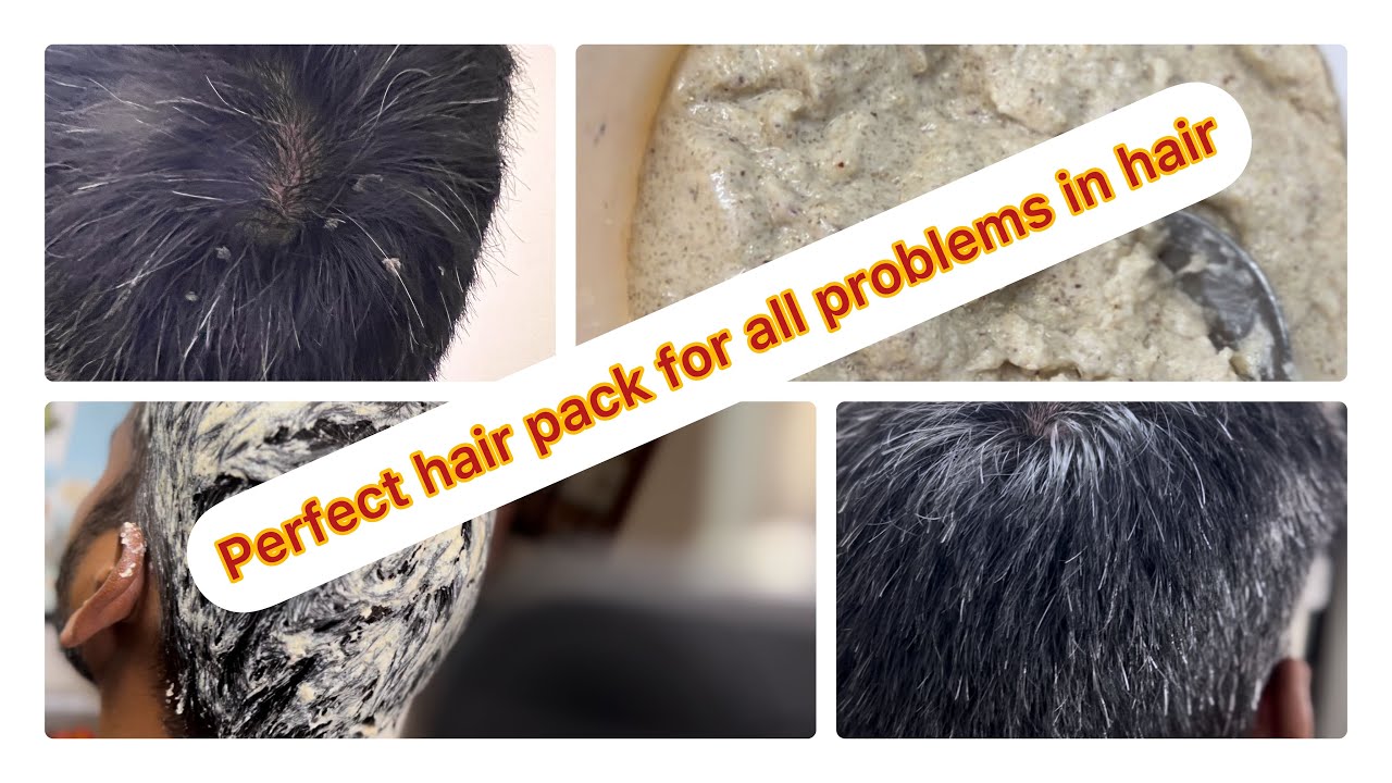Perfect hair pack for all problems in hair #haircare #hairpack # ...