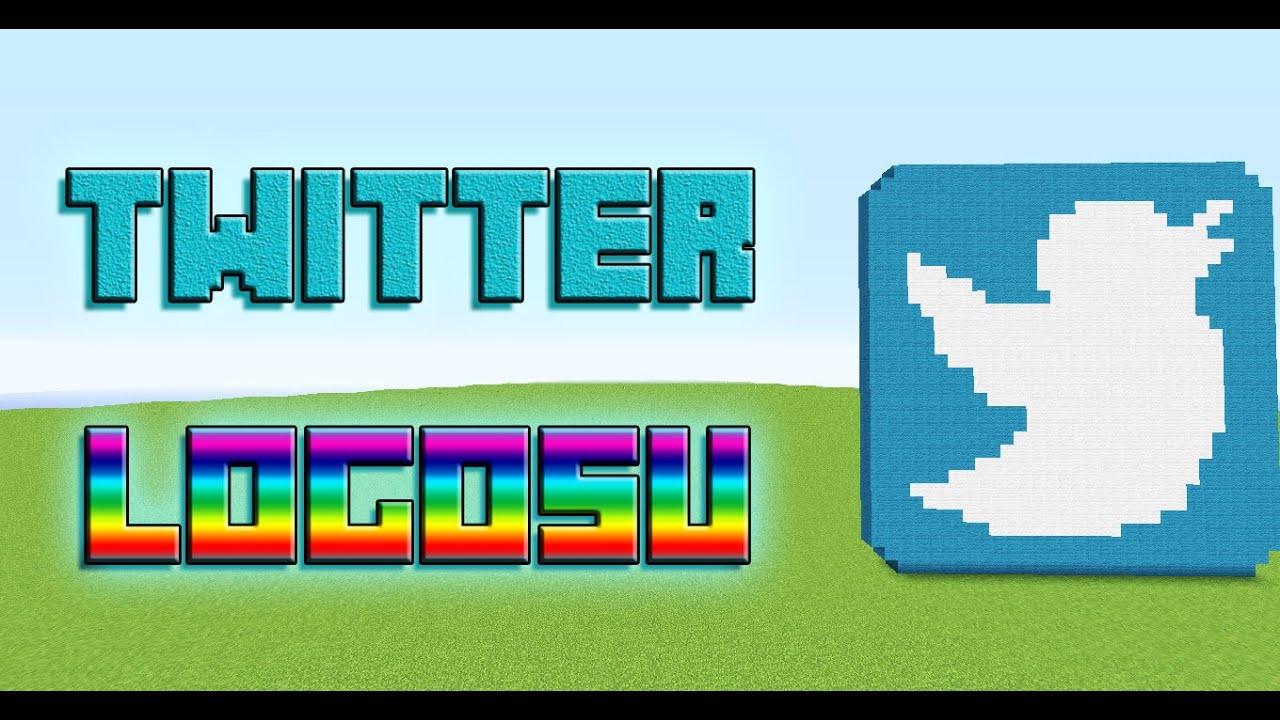 Minecraft Nasıl Yapılır: Twitter Logosu - YouTube