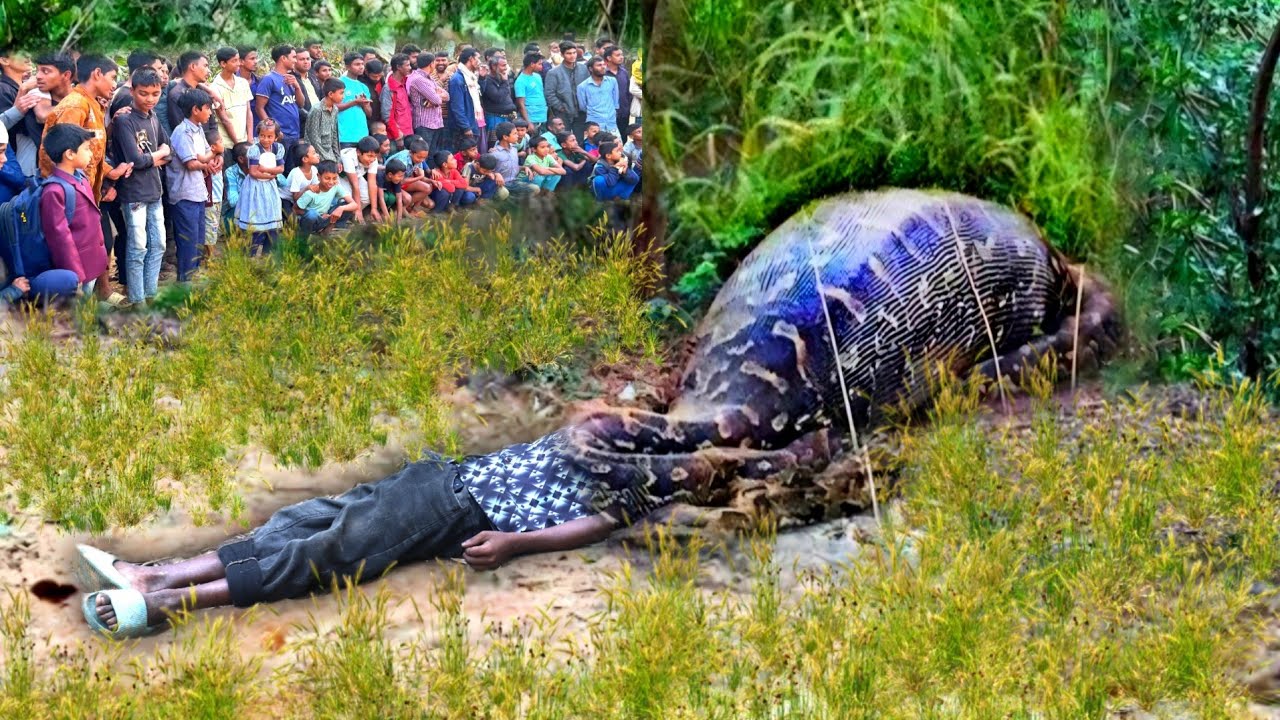 Anaconda Snake Attack Man In Forest | An Anaconda Snake Attack Brief ...