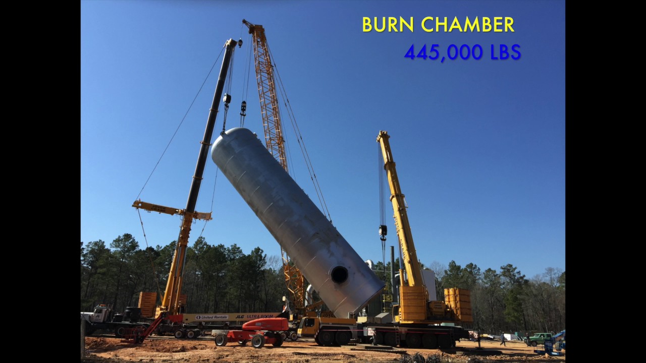 ESI Clean Burn Chamber at Camp Minden - YouTube