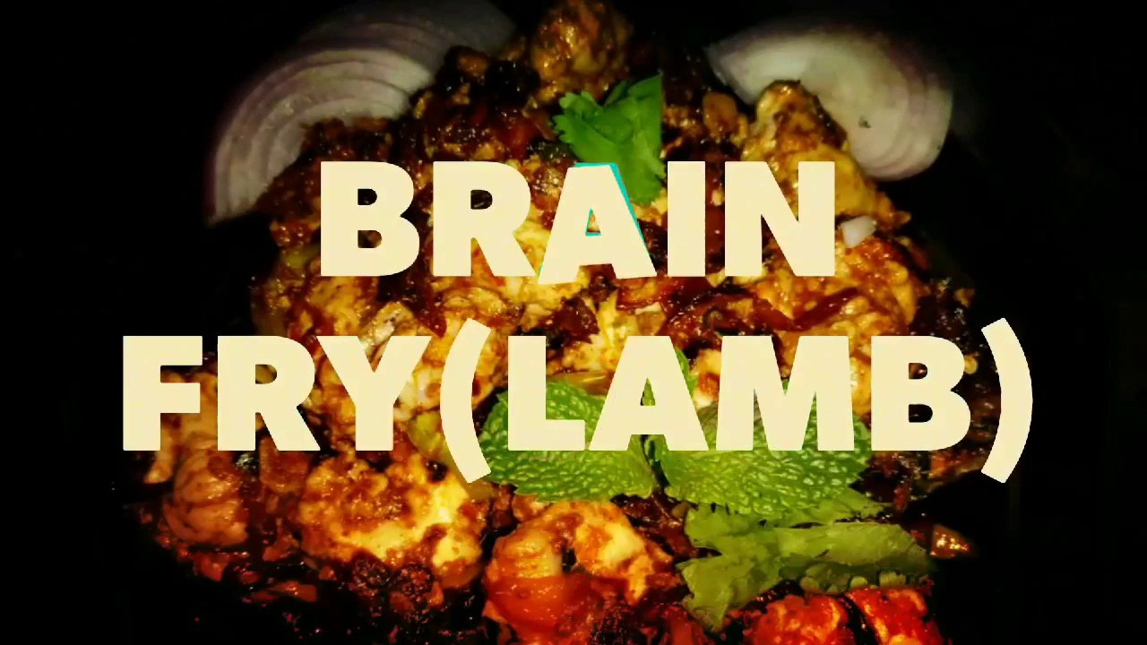 Brain fry ( bheja fry -lamb) hyderabadi style - YouTube