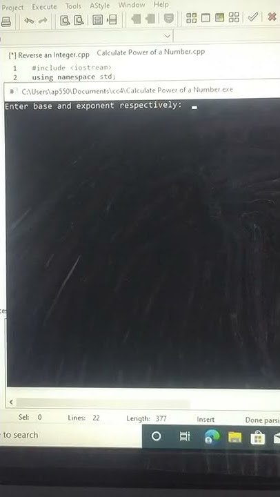 c++ program//how to find power of a number//#sorts //#amandhattarwal ...