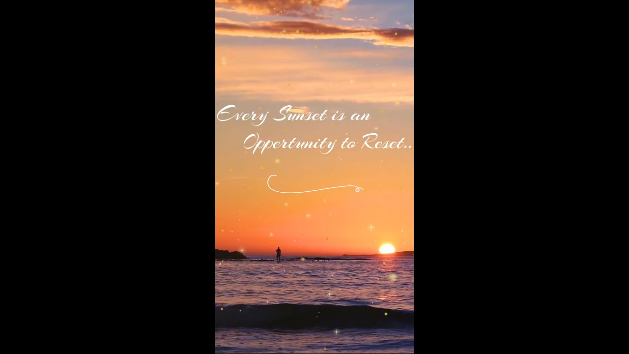"Relaxing Piano Music with Stunning Sunset over the Ocean on the Beach ...