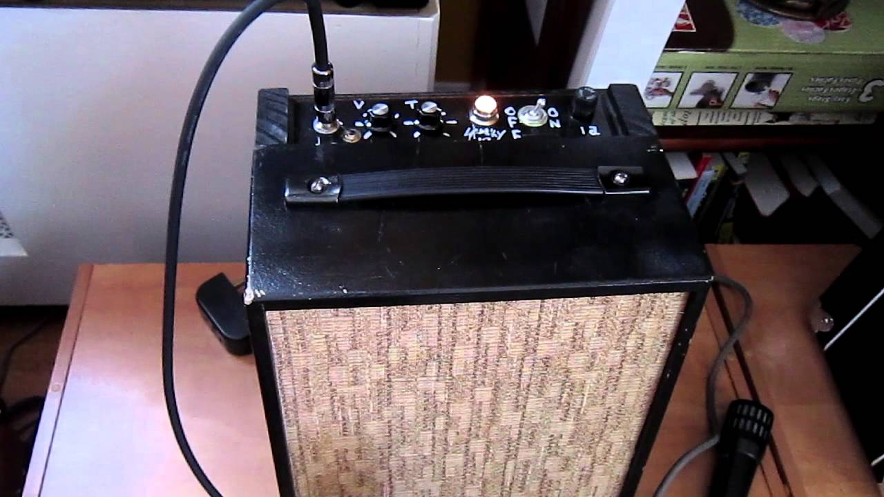 "Sparky 13" homemade Tube Amp - YouTube