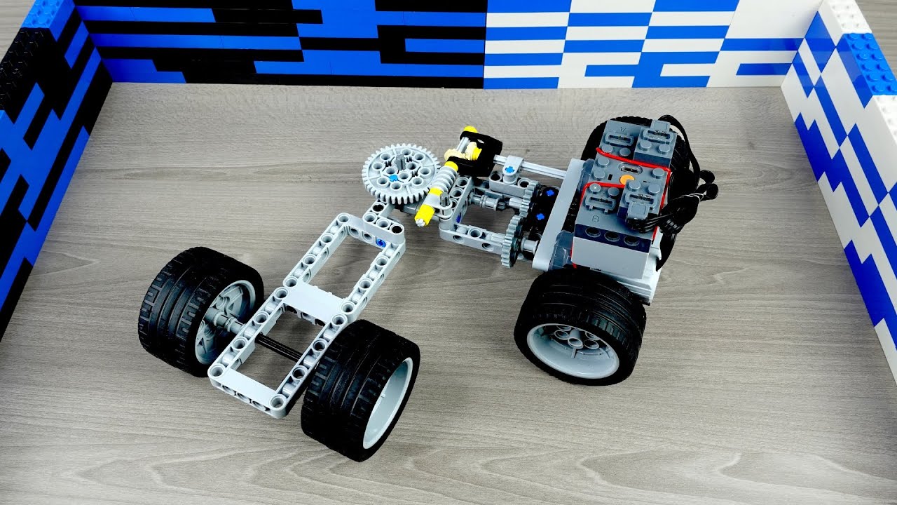 Testing the Turning Radius of Lego Cars - YouTube