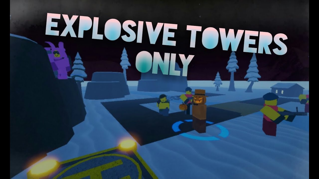 Explosives Only! | Roblox Tower Defense Simulator - YouTube