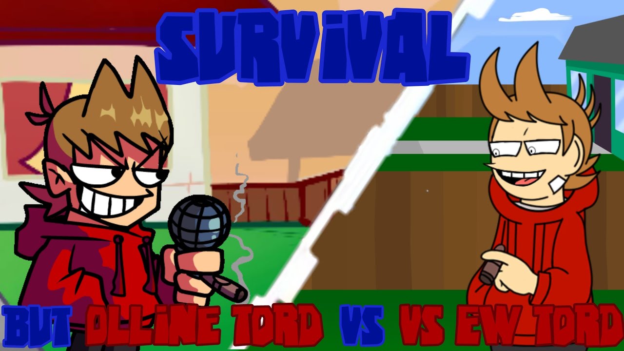 [FNF]Red-vival (Survival but Olline Tord VS VS EW Tord). - YouTube