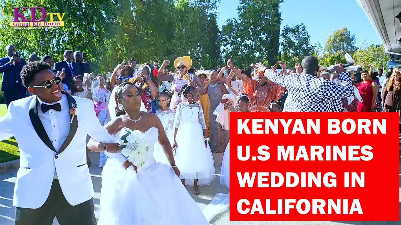 KENYAN BORN MARINES IN THE US.TIE THE KNOT IN A COLOURFUL WEDDING IN ...