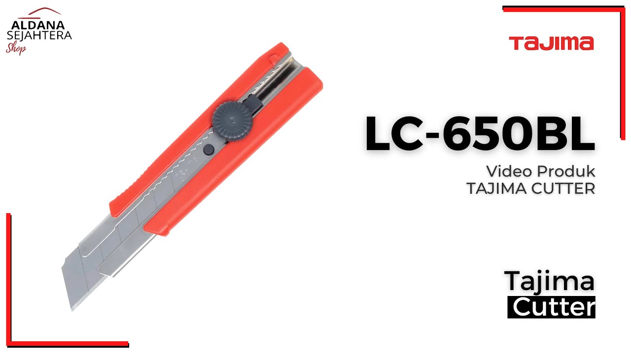 TAJIMA CUTTER LC-650BL ORIGINAL JAPAN - YouTube