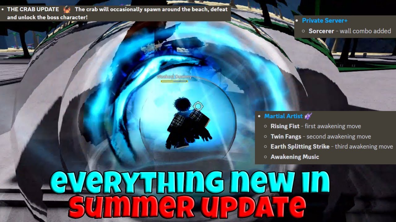 Everything New In The Summer Update! (The Strongest Battlegrounds ...