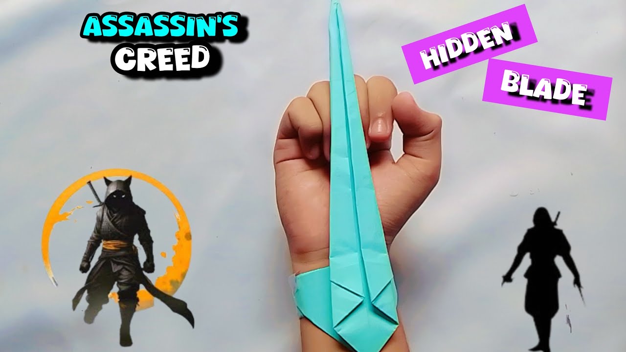 Crafting assassin's creed hidden blade _ How to make assassin's creed ...