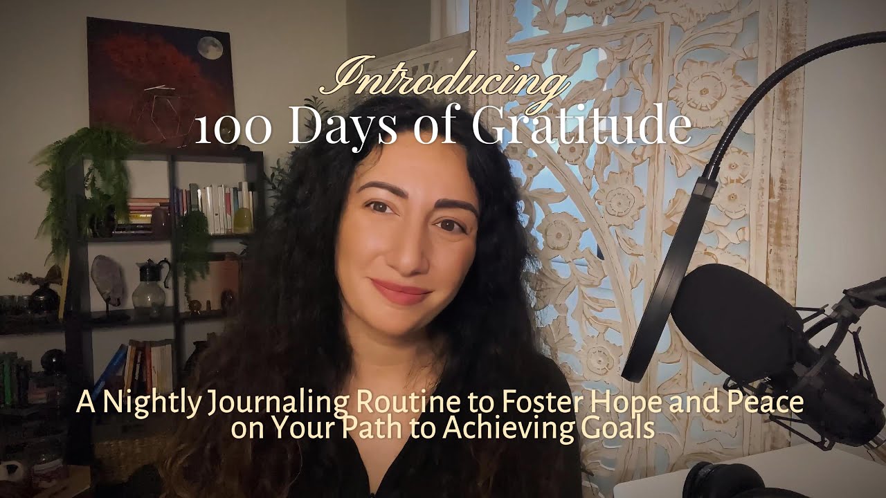 Introducing: 100 Days of Gratitude Journal - YouTube