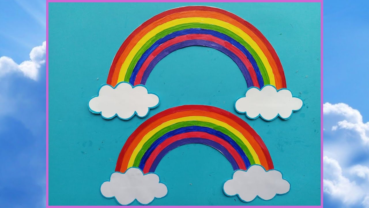 DIY Paper Rainbow Craft | Rainbow Craft For Kids | Rainbow Craft Ideas ...