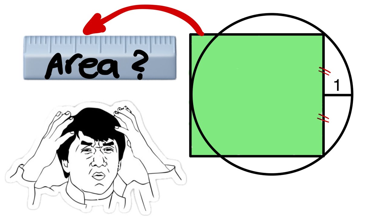 Can You find Area of the Green Square? | #math #maths | #geometry - YouTube