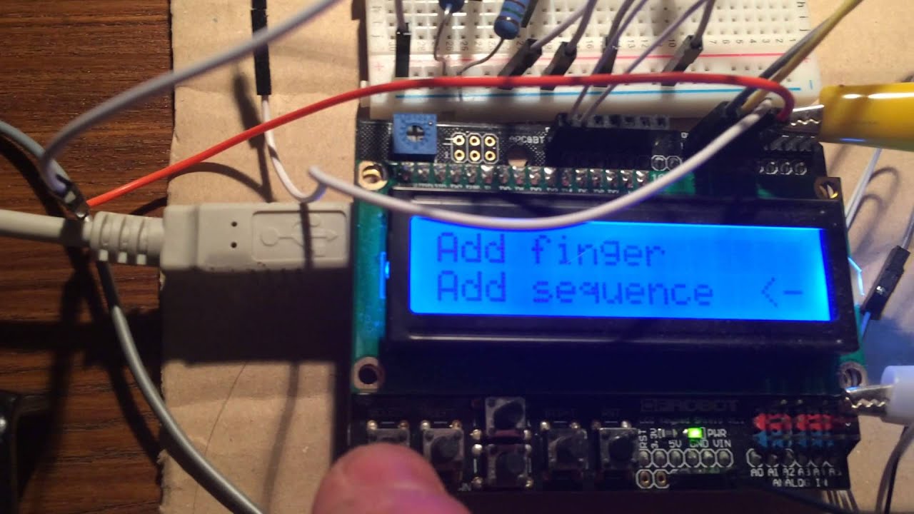 Fingerprint Scanner TTL GT-511C3 - Michele Segoloni - YouTube