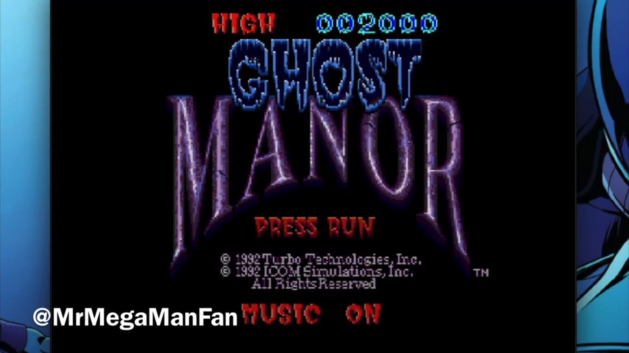 Halloween Games! PC Engine Files No. 39 - Ghost Manor - YouTube