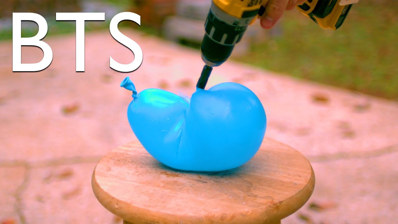 Behind the Shot: Water Balloon Drill Slow Motion - YouTube