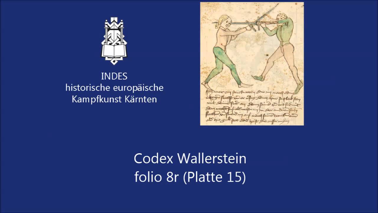 INDES Technikvideo: Codex Wallerstein folio 8r (Platte 15) - YouTube