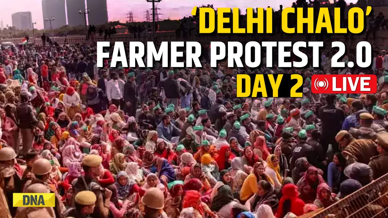 Farmers Protest LIVE: Chaos At Punjab-Haryana Border | Kisan Andolan ...