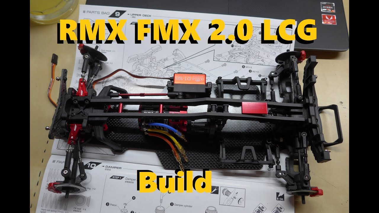 MST FMX 2.0 LCG building and first test ( pinion gear failure ) - YouTube