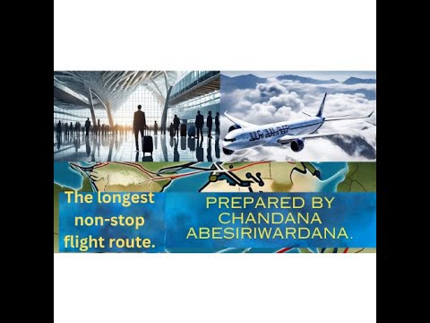 World longest non-stop flight route. - YouTube