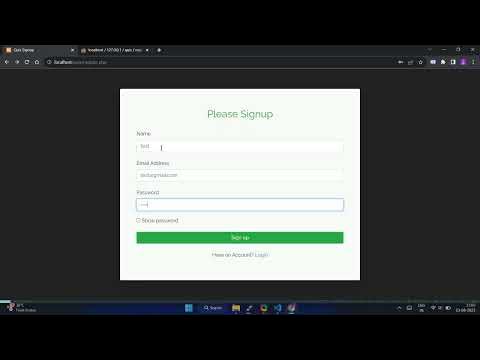 PHP, MySQL Quiz - Part 2 - Users Registration - YouTube
