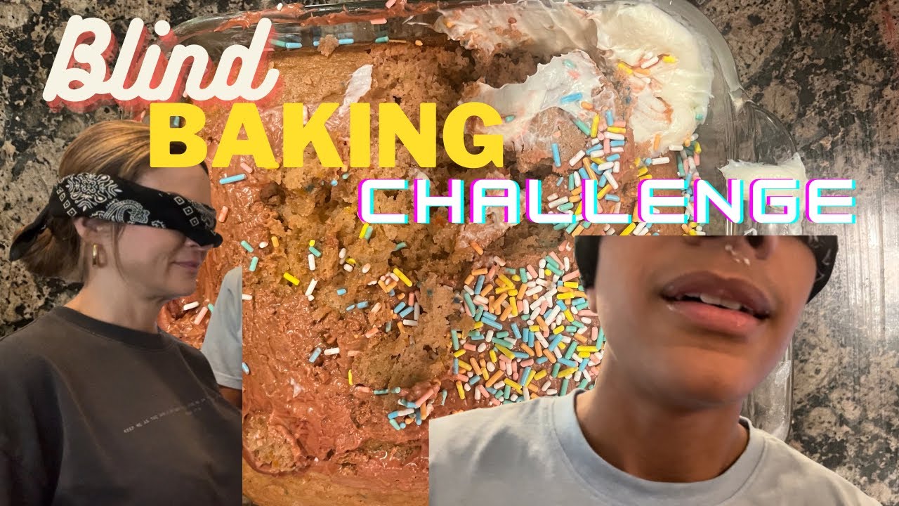 BLIND Baking Challenge ft. @Realtorcourtneyintheqc #comedy #funny # ...