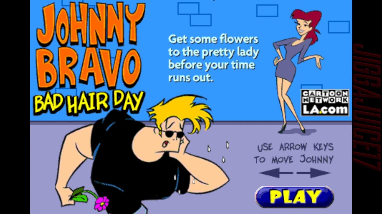Johnny Bravo: Bad Hair Day Shockwave Game (No Commentary) - YouTube