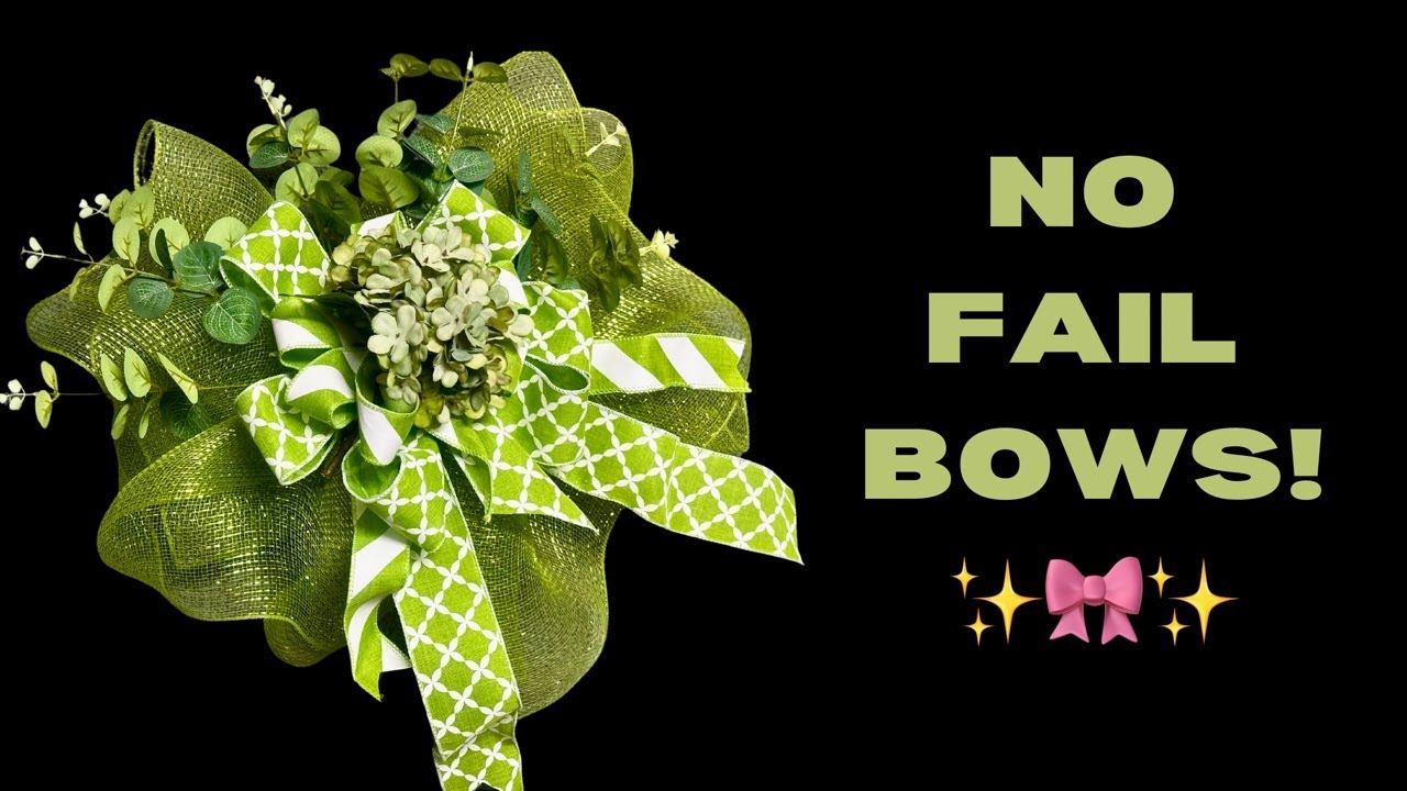 The beginner-friendly way to perfect bows... that look professionally designed! - YouTube