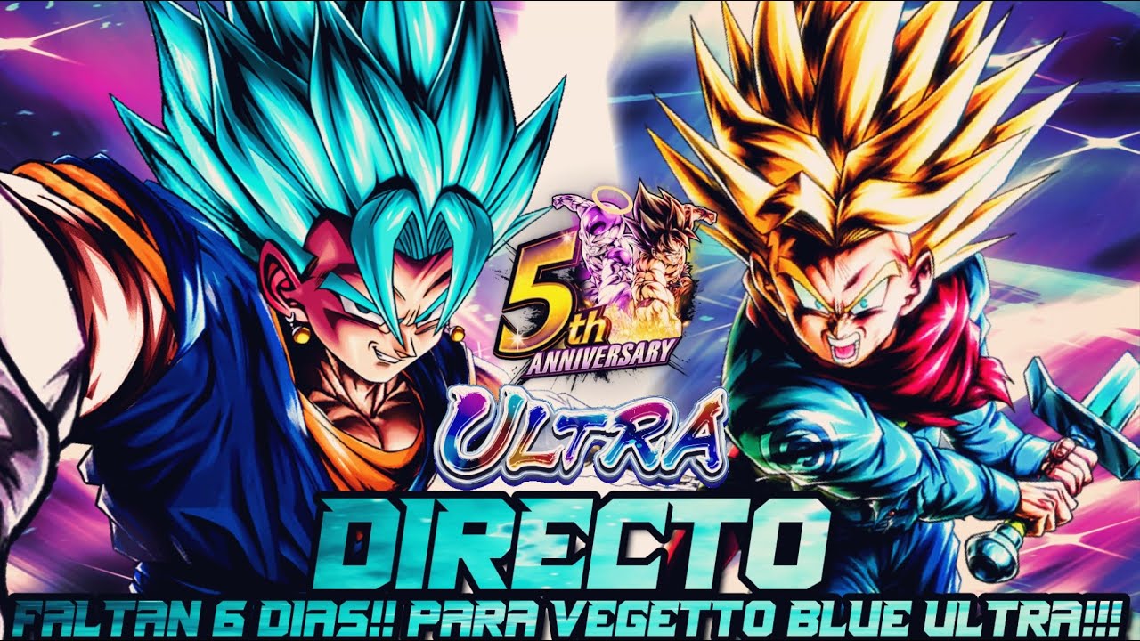 DRAGON BALL LEGENDS DIRECTO ESPECIAL ¡¡FALTAN 6 DIAS PARA VEGETTO BLUE ...