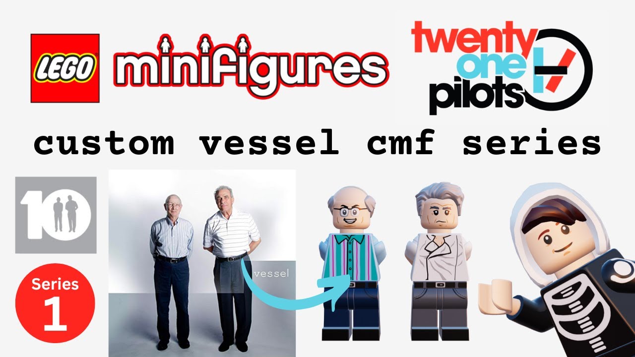 LEGO Twenty One Pilots Custom Vessel CMF Series (TØP Series 1) - YouTube
